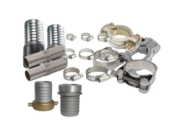 Male and female threaded hoses adaptors up to 6” | Many types of Clamps ...